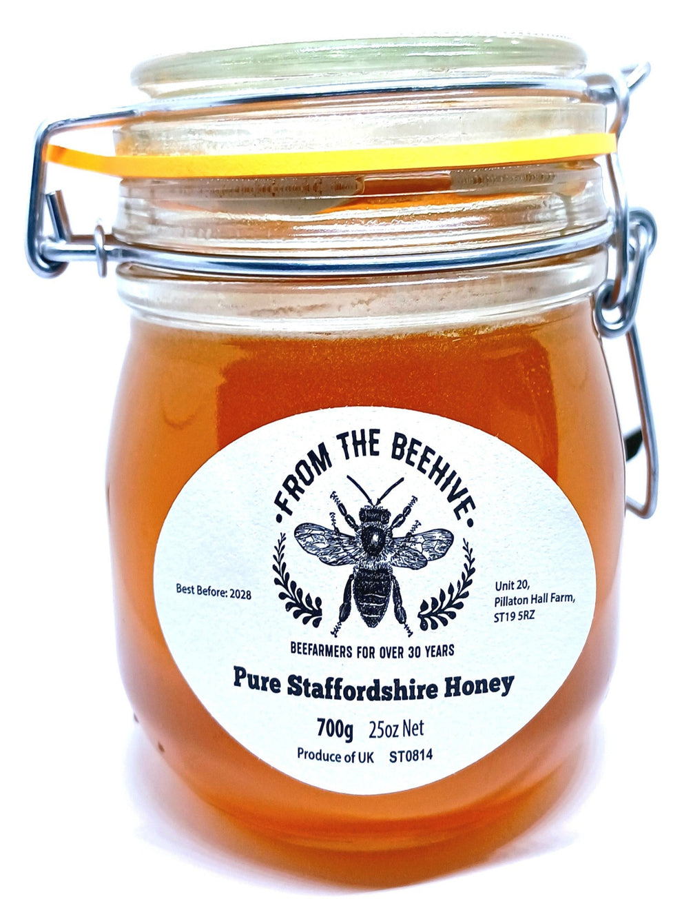 Pure Staffordshire Runny Honey: Kilner Jar – From the Beehive